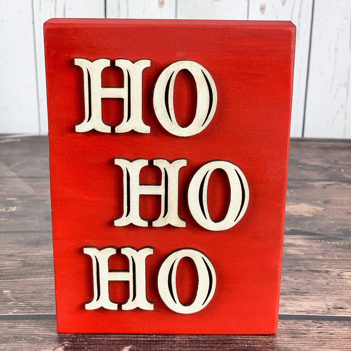 Ho Ho Ho Sign – Backyard Dahlia